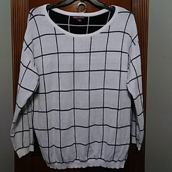 Jessica London | Sweaters | So Cute Checker Board Print Sweater 20 ...